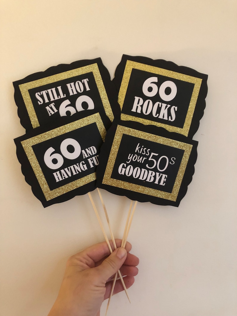 60th Birthday Decorations, 60th Party Decorations, 60th Birthday ...