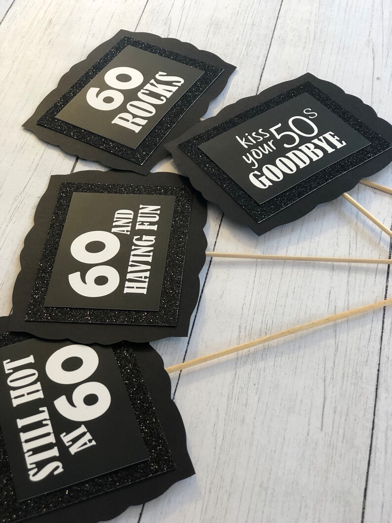 60th Birthday Decorations, 60th Party Decorations, 60th Birthday ...