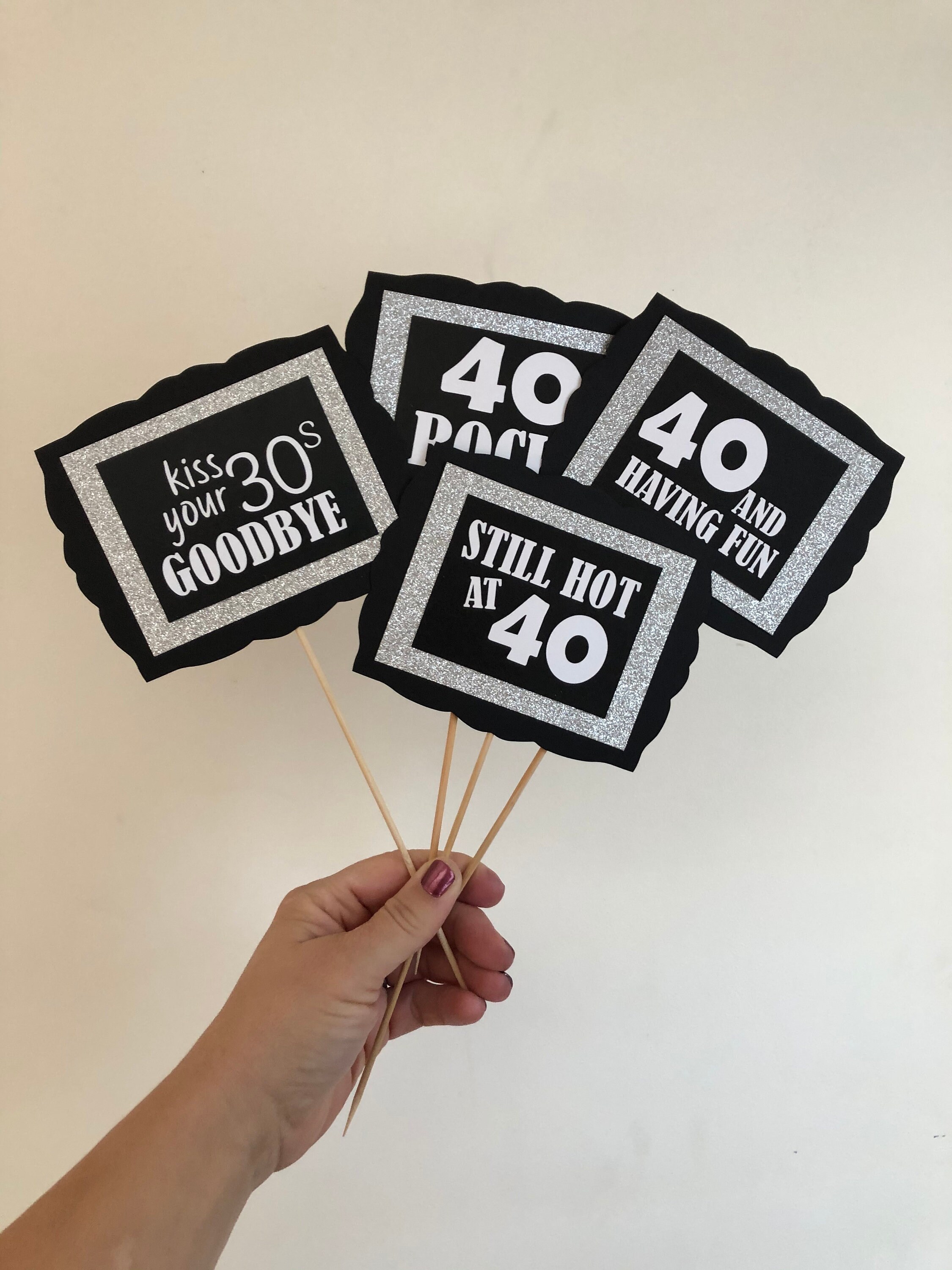40th Birthday Decorations, 40th Party Decorations, 40th Birthday ...