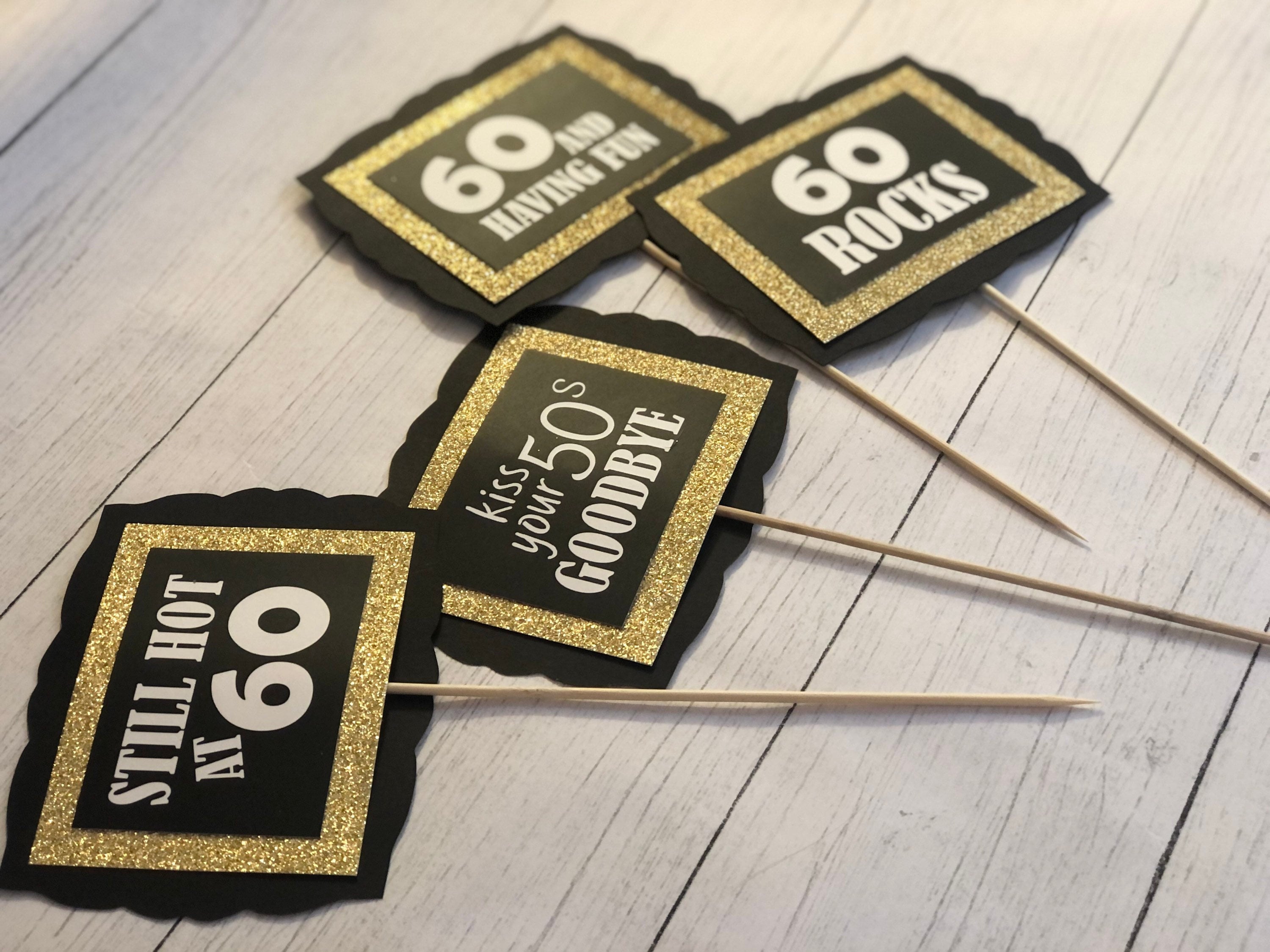 60th Birthday Decorations, 60th Party Decorations, 60th Birthday ...