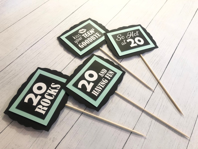 20th Birthday Decorations, 20th Party Decorations, 20th Birthday ...