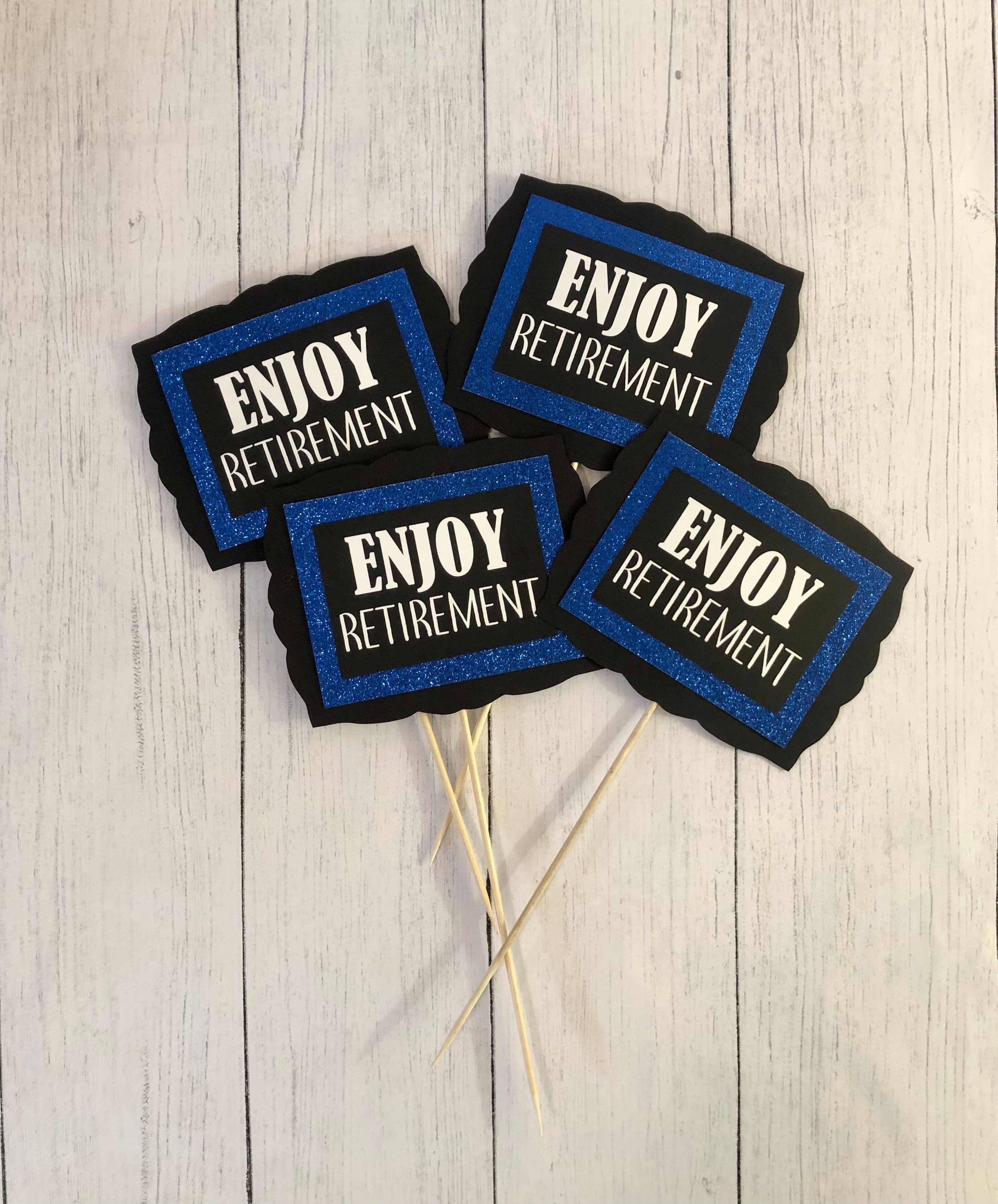 Enjoy Retirement Party Centerpieces, Police Retirement, Firefighter ...