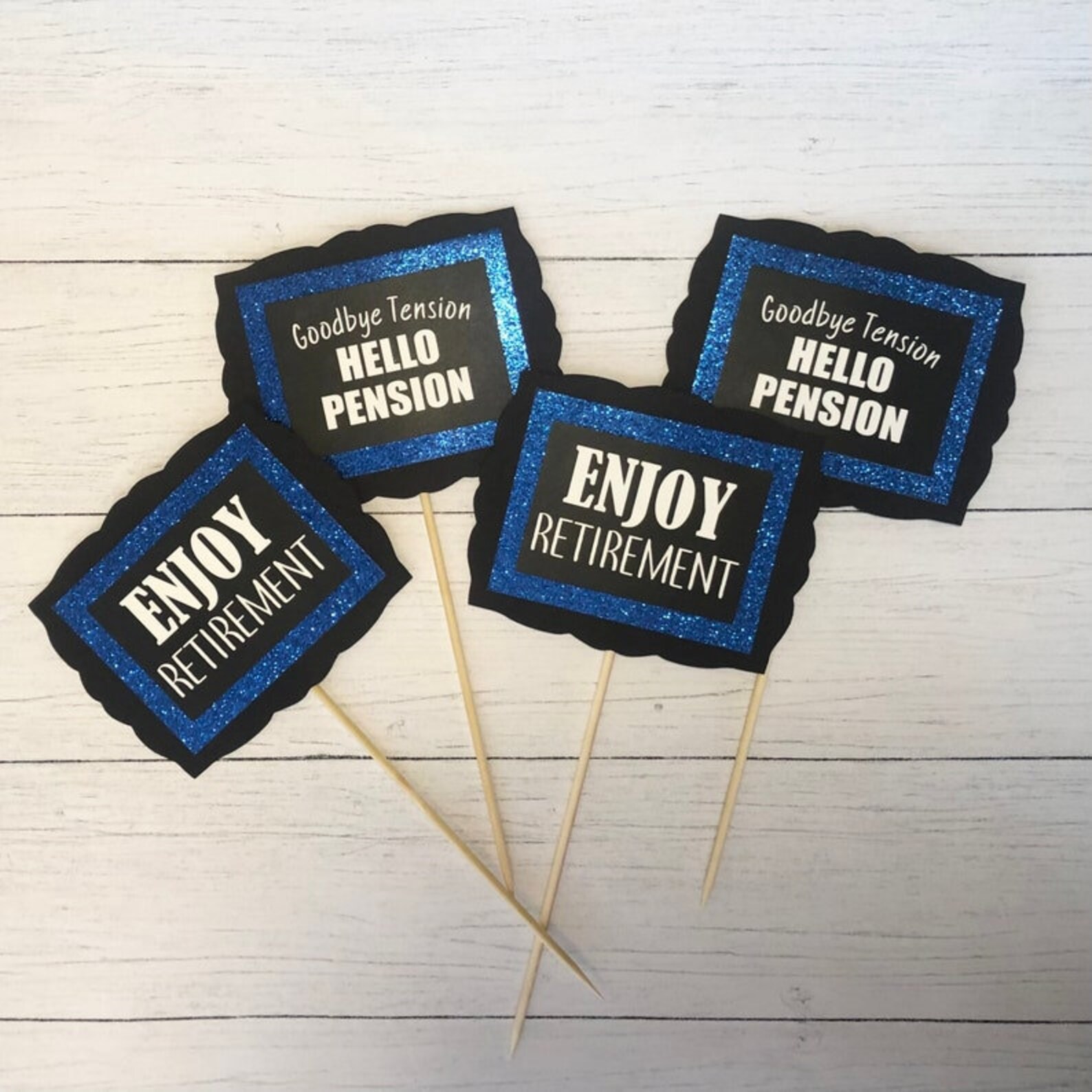 Combo Set: Enjoy / Pension Retirement Party Table Decorations ...