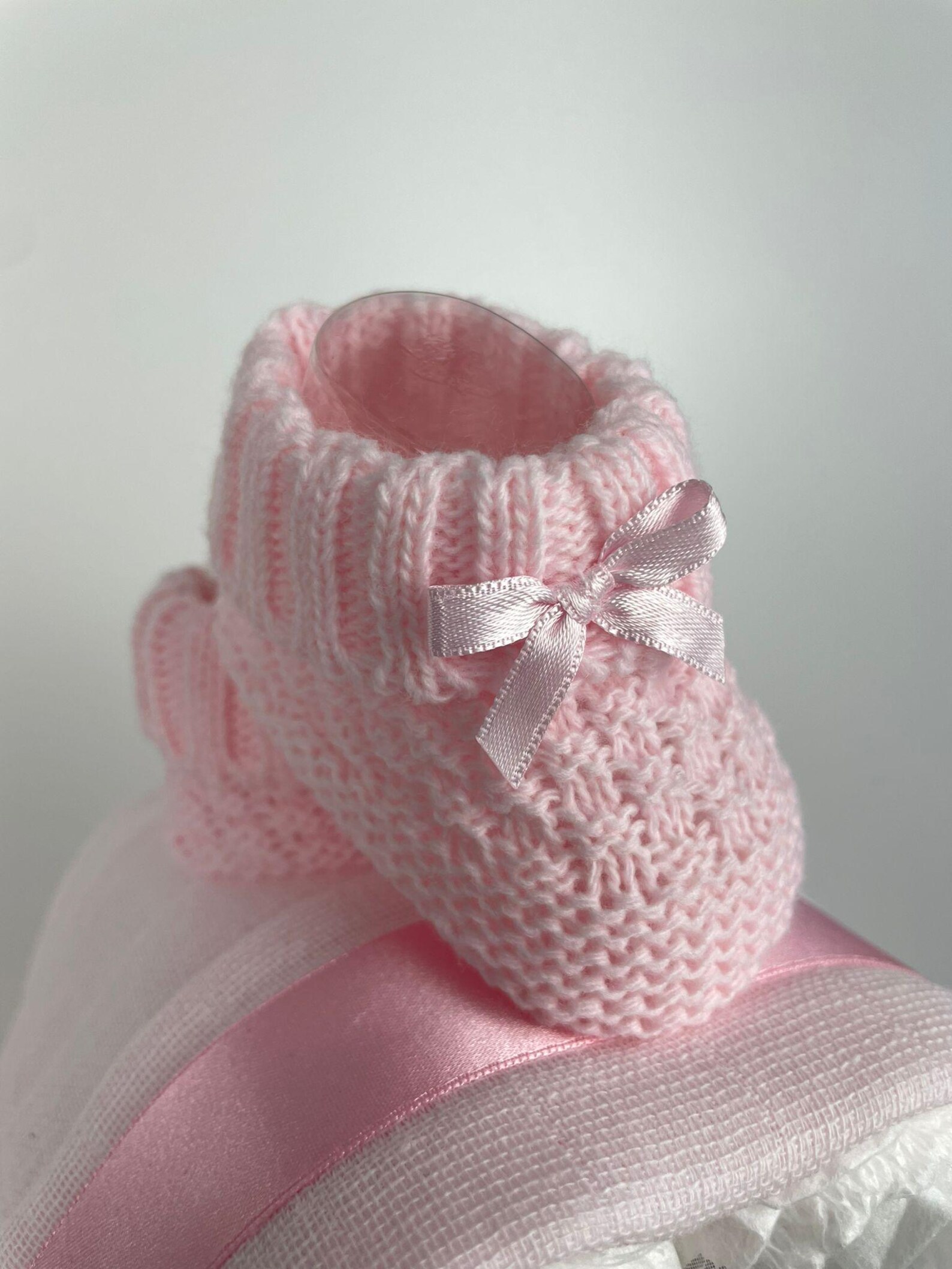 Baby Crib Nappy Cake Baby Girl Gift Hamper Baby Shower Gift Large Crib ...