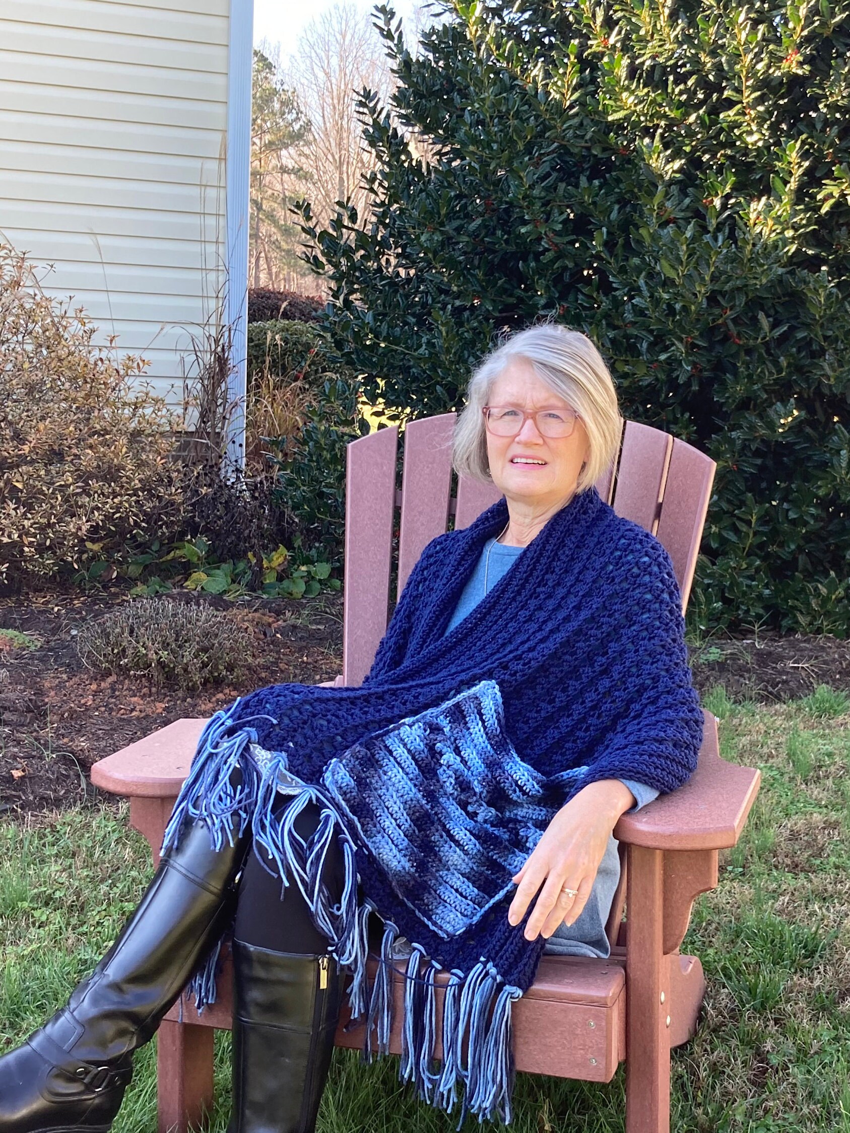 Perfect Pocket Shawl, Handmade Shawl, Handmade Wrap, Crocheted Shawl ...