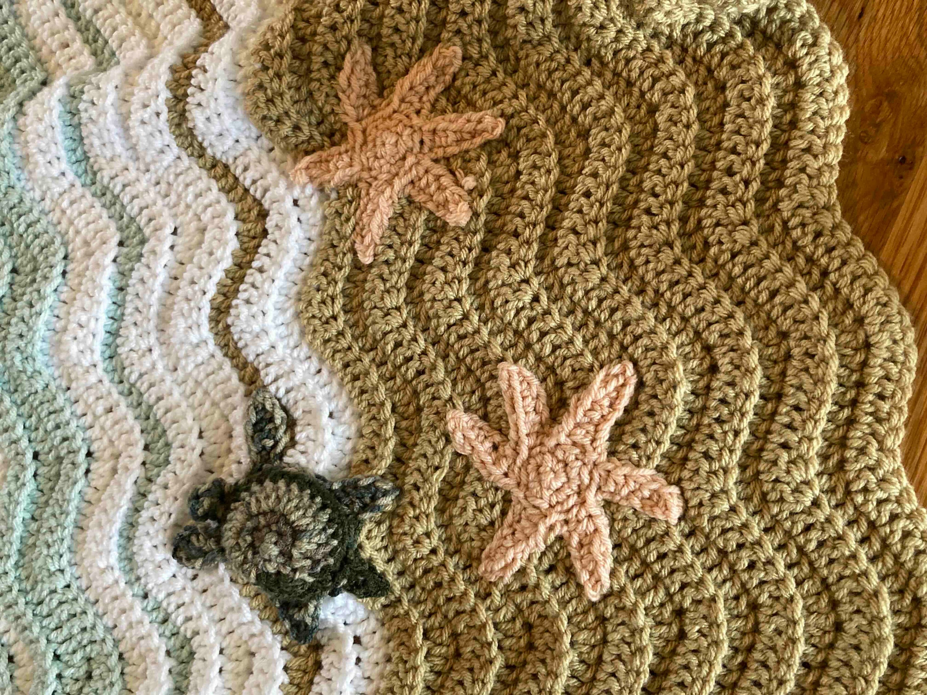 Baby Sea Turtle Crochet Afghan Blanket - Etsy