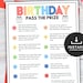 Pass the Parcel Party Game, Kids Party Printable Game, Birthday Party ...