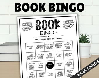 Library Scavenger Hunt, Printable Scavenger Game, Kids Reading Game ...