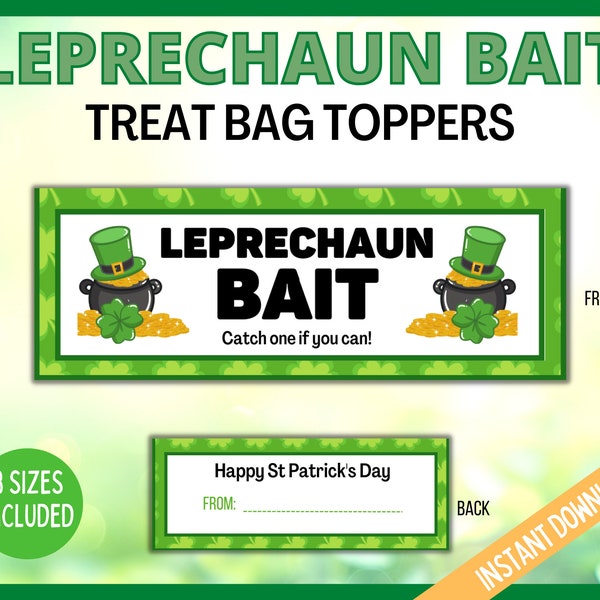 Leprechaun Bait Tag - Etsy