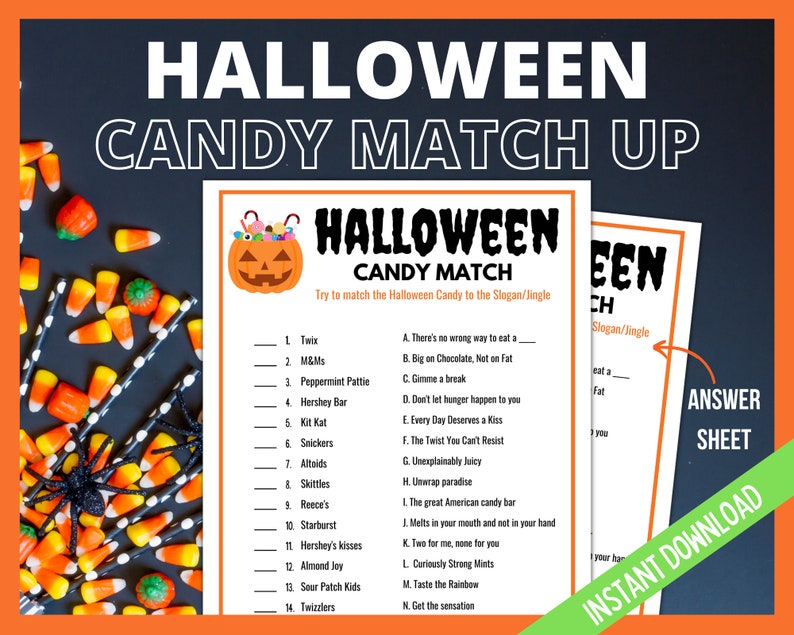 Halloween Games Teens Bundle 8 Halloween Printable Games for - Etsy