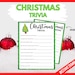 Christmas Trivia Game, Christmas Party Printable Game, Fun Family ...