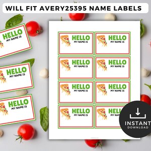 What's Your Pizza Name, Pizza Party Printable Game, Pizza Name ...