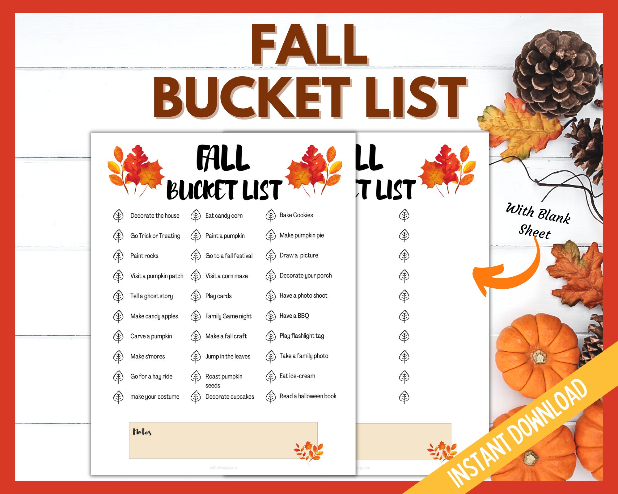 Fall 7 Game BUNDLE, Printable Autumn Game Bundle, Fall Activities for ...