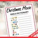 Christmas Movie Emoji Pictionary Game, Fun Christmas Game, Xmas Emoji ...