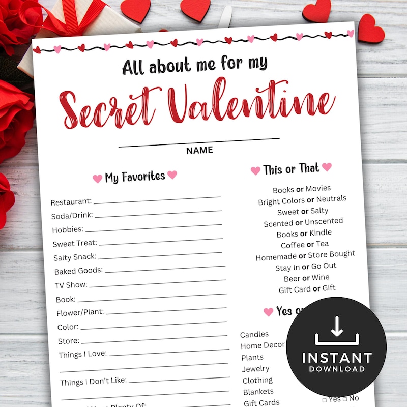 Team Questionnaire Girls - Etsy