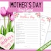 Mother's Day Family Feud Game, Mother's Day Feud Game, Family ...