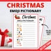 Christmas Emoji Pictionary Game, Fun Christmas Game, Xmas Emoji Game ...