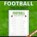 Printable Football This or That Game, Football Party Games, Sunday ...