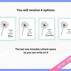 Mothers Day Fingerprint Art, Fingerprint Flower Craft, Gift for Mom ...