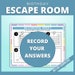 Birthday Escape Room, Printable Treasure Hunt, Kids Birthday Puzzles ...
