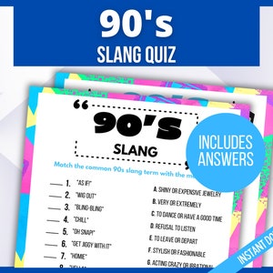90s Printables Games Bundle,, 90s Printable Party Game, 1990s Trivia ...
