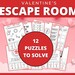 Valentines Day Escape Room, Printable Treasure Hunt, Kids Valentines ...
