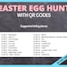 QR Code Easter Treasure Hunt for Teens, Easter Egg Scavenger Hunt With ...