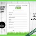 Printable Letter From Camp, Summer Camp Stationery, Kids Summer Camp ...