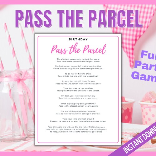 Teen Slumber Party Games Pass The Present Sleepover Edition Etsy