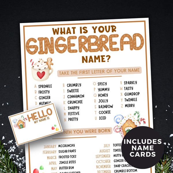 Gingerbread - Etsy