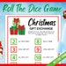 Christmas Roll the Dice Game, Fun Christmas Roll the Dice Gift Exchange ...