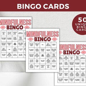 Mindfulness Bingo, Gratitude Bingo, Mindfulness Activity, Counseling ...