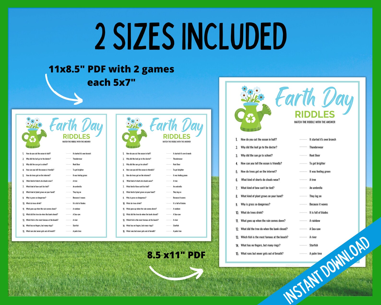 Earth Day Jokes for Kids, Printable Earth Day Riddles, Earth Day ...