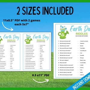 Earth Day Jokes for Kids, Printable Earth Day Riddles, Earth Day ...