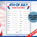 4th of July Word Scramble, 4th of July Party Games, Fourth of July Word ...