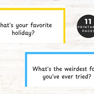 Conversation Starter Question Cards, Would You Rather, Road Trip Game ...