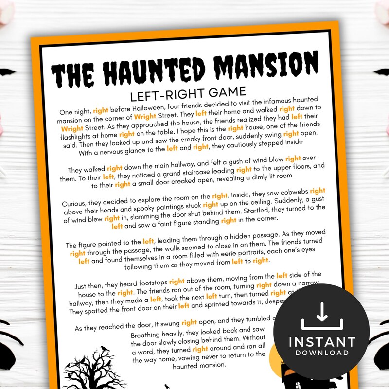 Halloween Printable Game Class Party - Etsy