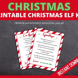 Christmas Elf Activities, Printable Elf Kit Bundle, Elf Letters, Elf ...