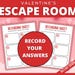 Valentines Day Escape Room, Printable Treasure Hunt, Kids Valentines ...