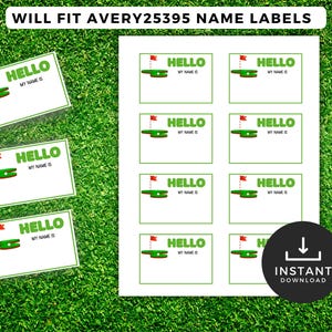 What's Your Golf Name Game, Printable Golf Party Game, Golf Birthday ...