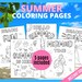 Summer Printable Games Bundle, Summertime Activity, Summer Kids Games ...