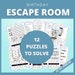 Birthday Escape Room, Printable Treasure Hunt, Kids Birthday Puzzles ...