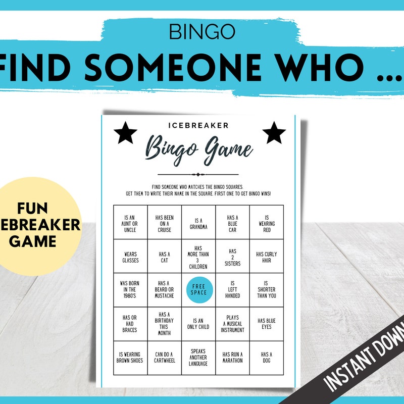 Team Builder Bingo - Etsy