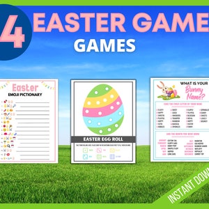 Ultimate Easter Games Bundle for Kids & Adults, Printable Easter Party ...