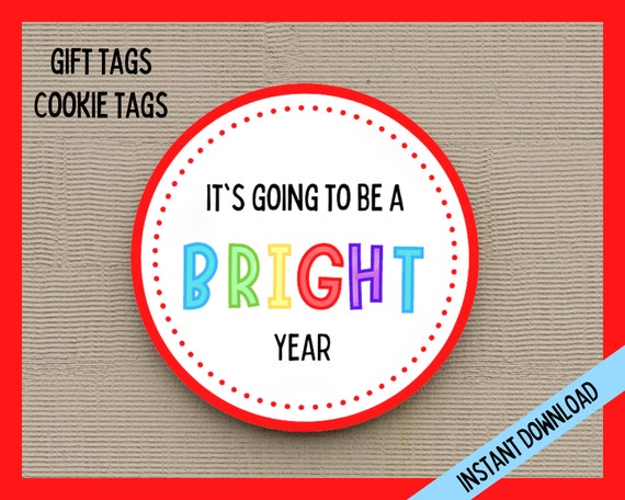 Printable Back to School Tag It's Going to Be a Bright - Etsy