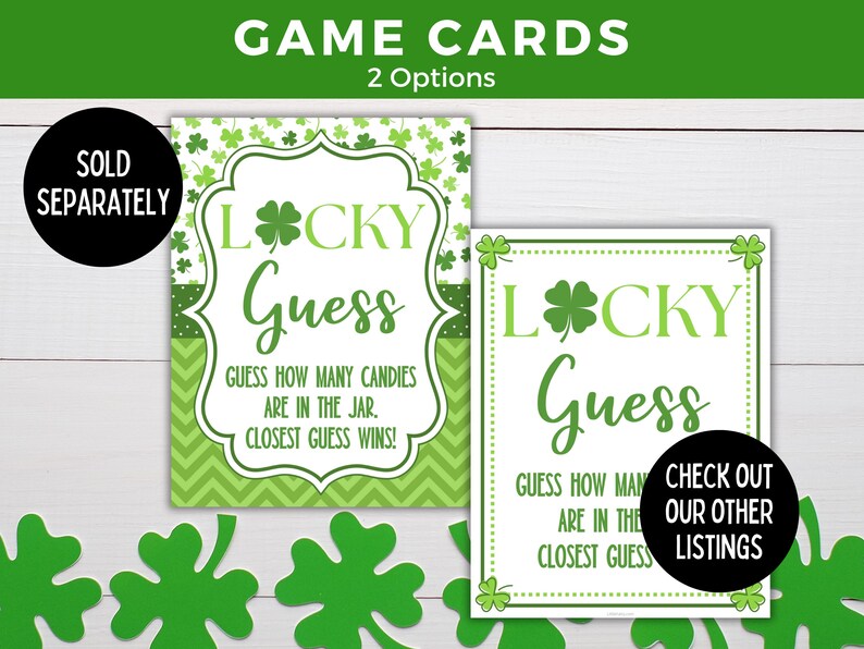 The Color Green Match-up Game, All Things Green Trivia, St Patrick's ...