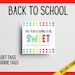 Printable Back to School Tag, This Year is Going to Be Sweet, Teacher ...