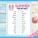 Summer This or That, Summer Would You Rather, Summer Printable Game ...
