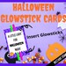 Halloween Glowstick Cards A Little Light to Glow Your Night - Etsy