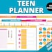 Teen Mindset Journal, Printable Teen Daily Planner, Daily Journal for ...